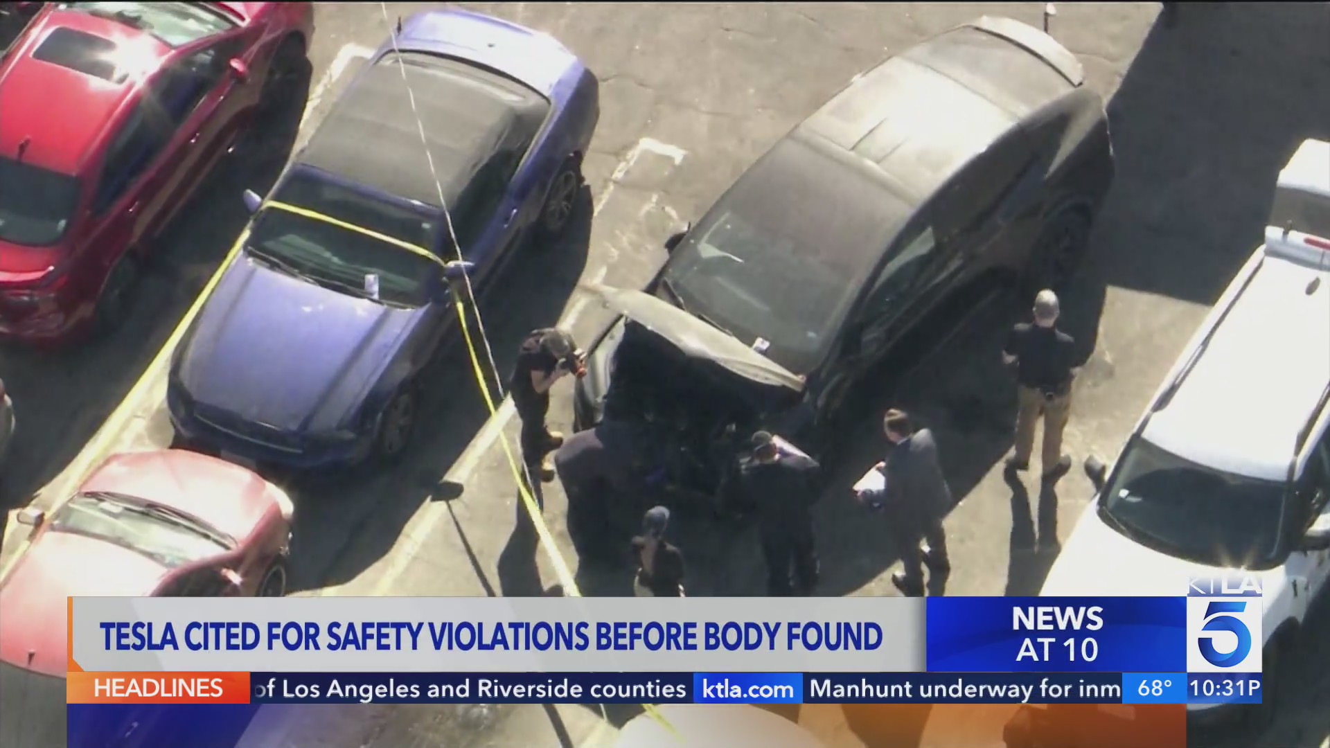 Tesla cited for safety violations before girl found dead in trunk – KTLA