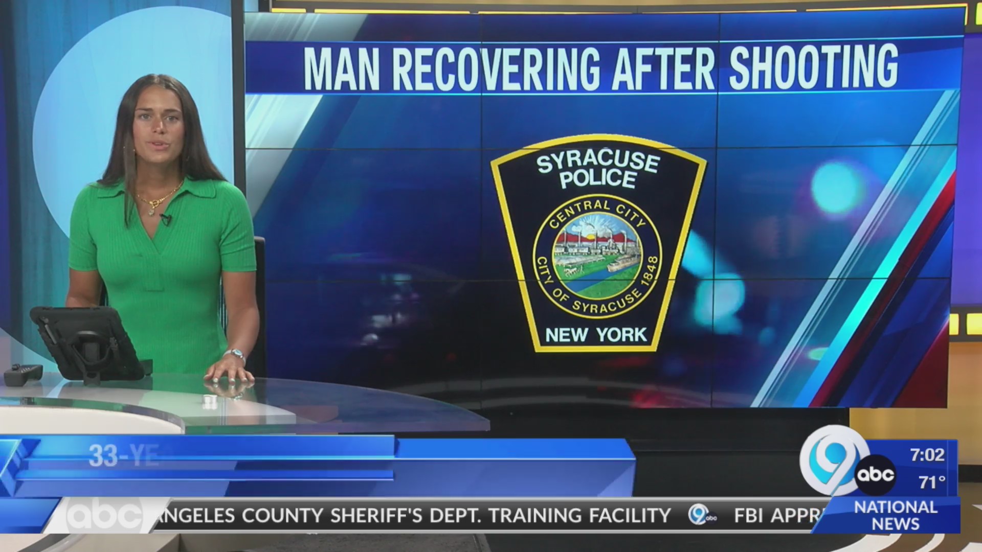 33-year-old man recovering after shooting in Syracuse – WSYR