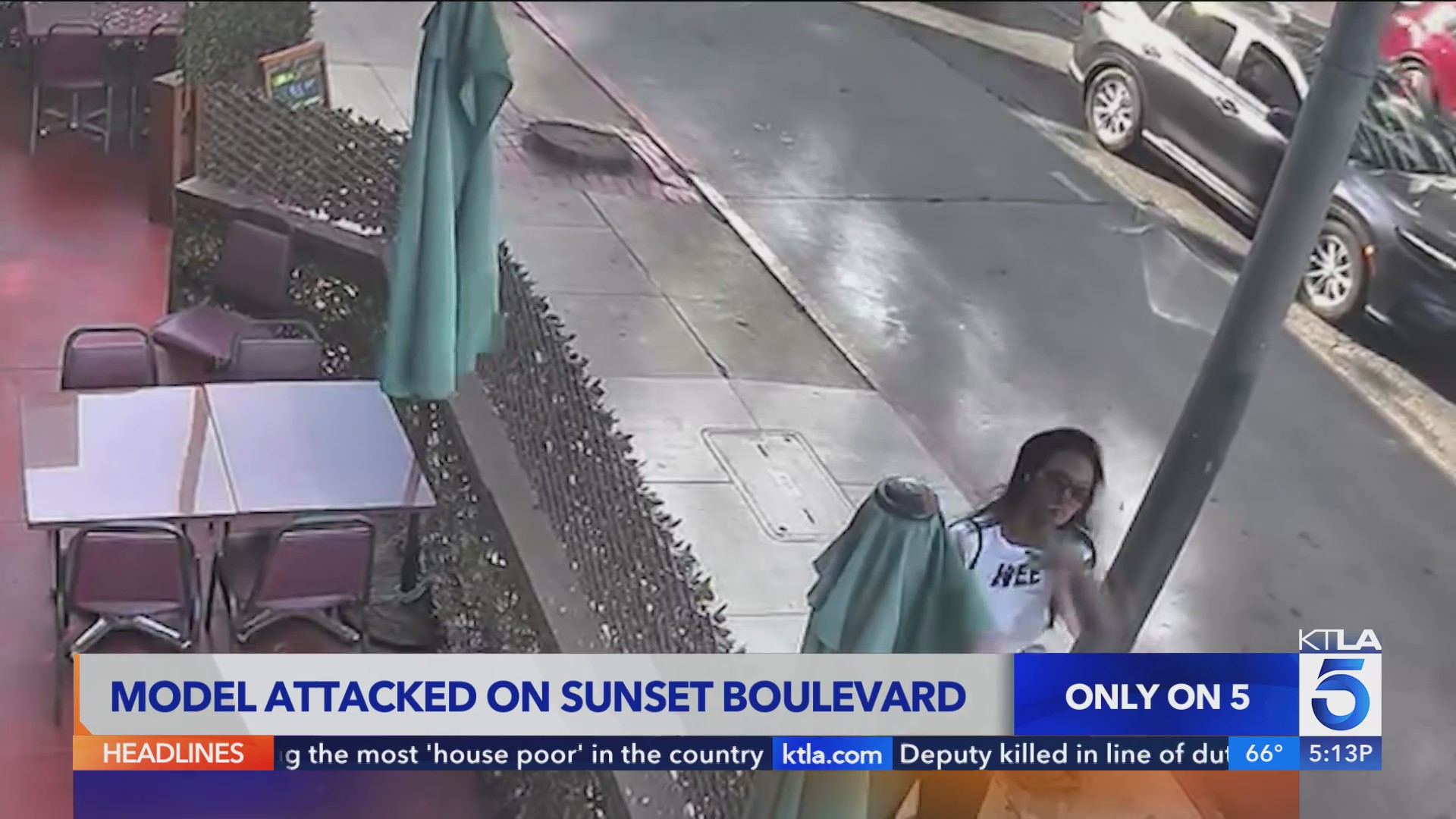 Model attacked in Hollywood in broad daylight – KTLA
