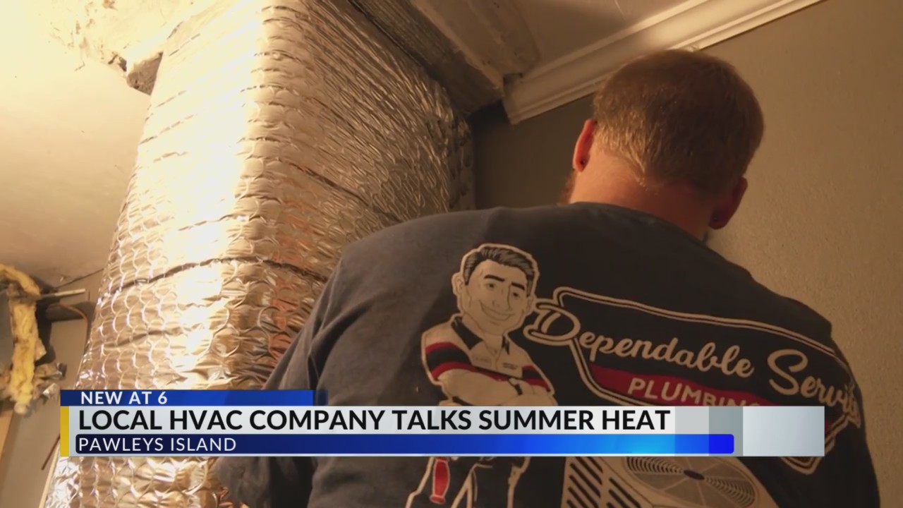 Scorching summer temperatures making long days for HVAC workers – WBTW