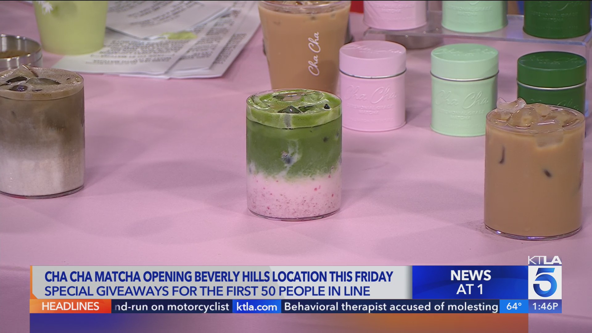 Cha Cha Matcha opening new Beverly Hills location – KTLA