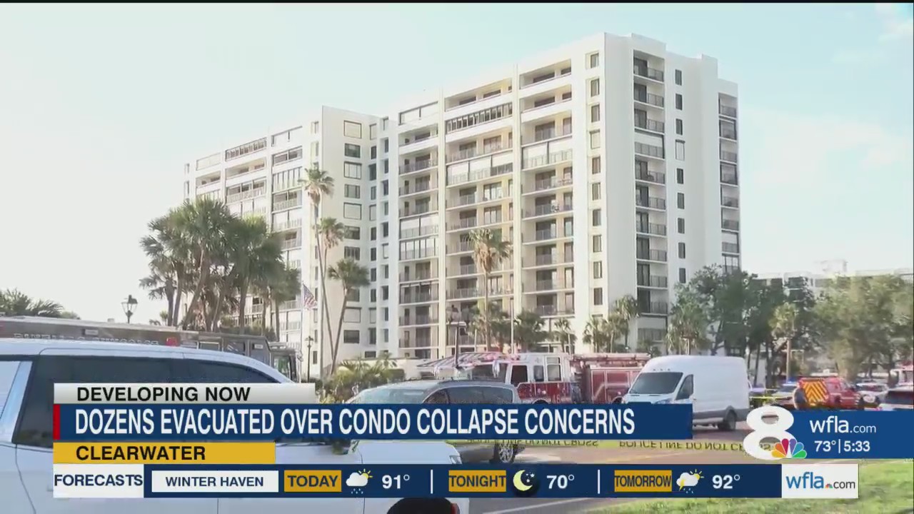 Engineers work to address collapse concerns at Clearwater condo – WFLA
