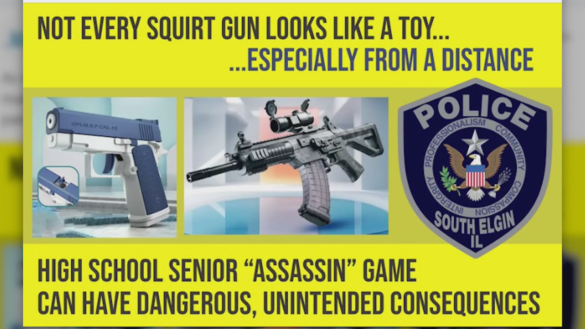 ‘Senior Assassin’ game leads to warnings from suburban police ...