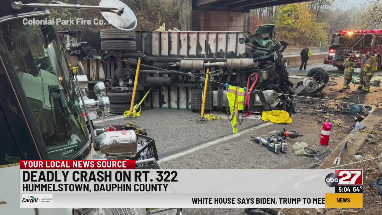 One person killed in Route 322 crash, road reopen – ABC27