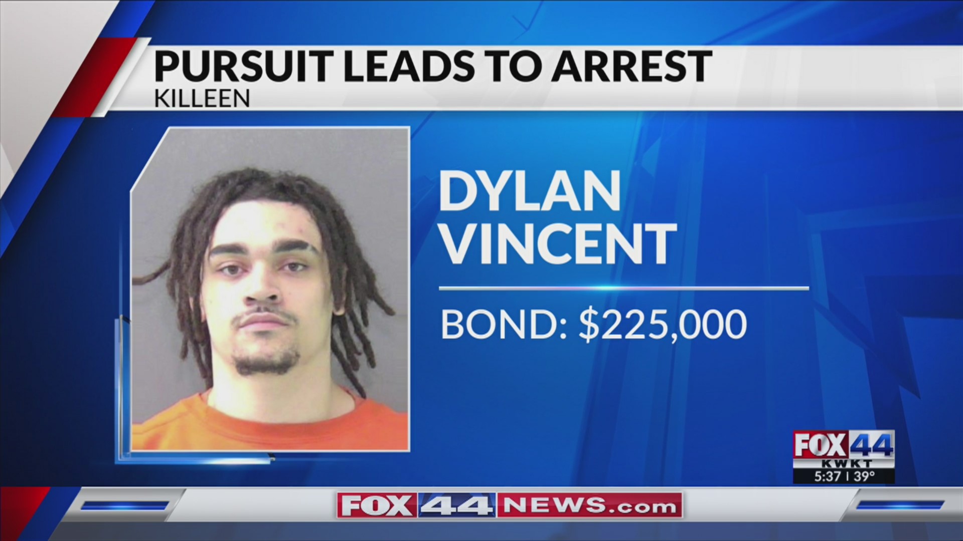 Killeen pursuit leads to arrest, vehicle recovery – KWKT – FOX 44