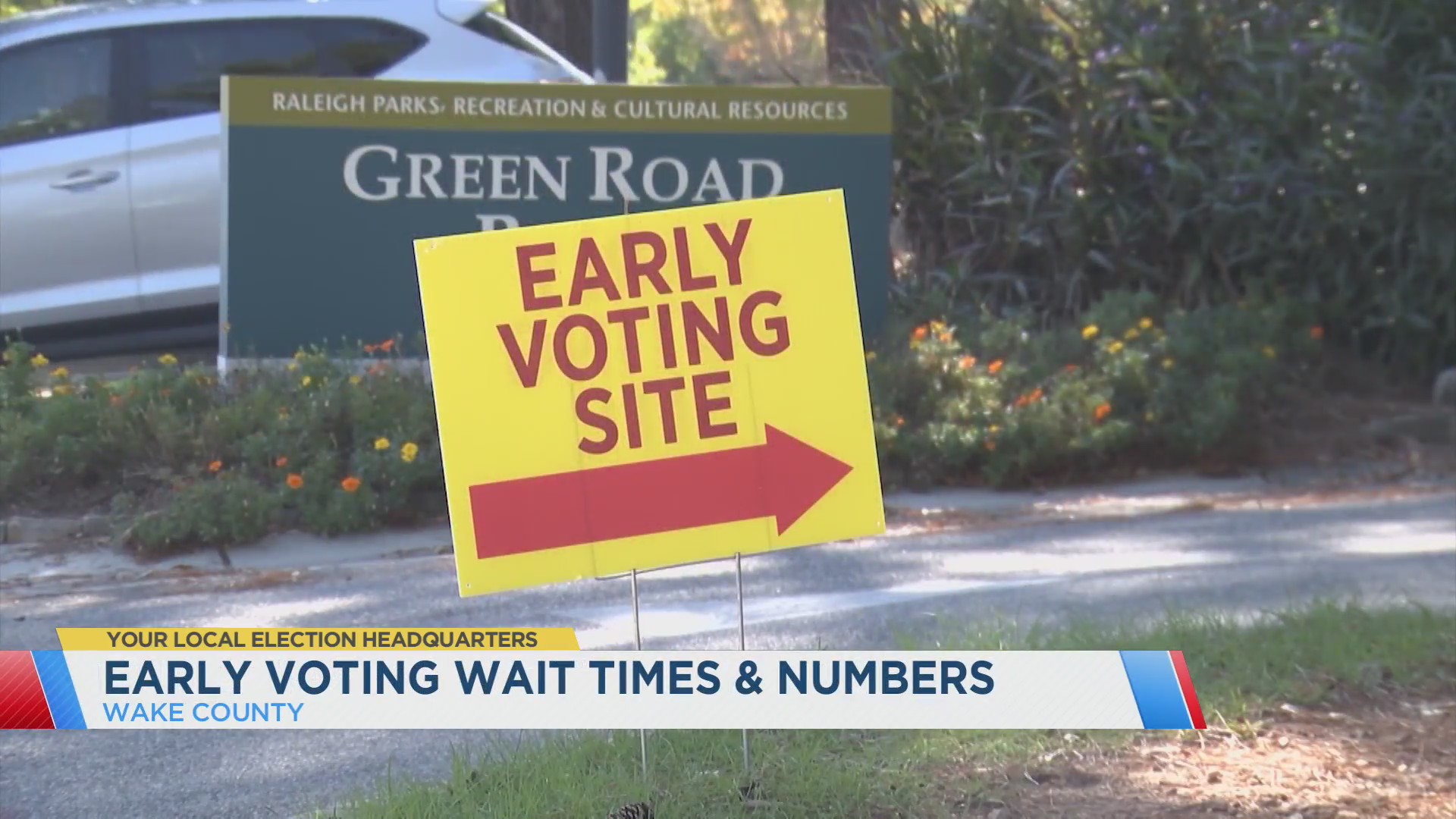 Early voting wait times across Wake County – CBS17.com