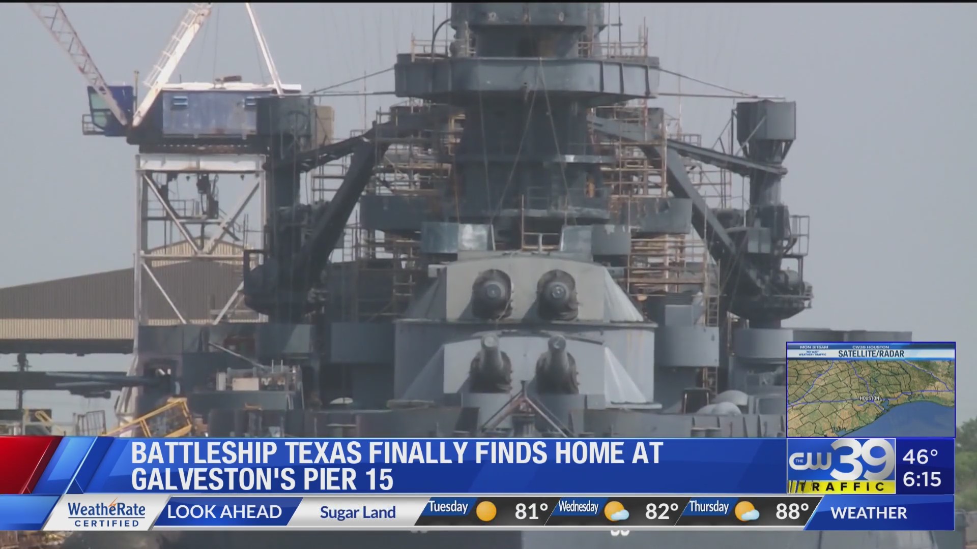Galveston Wharves Board OKs permanent home for USS Texas battleship ...