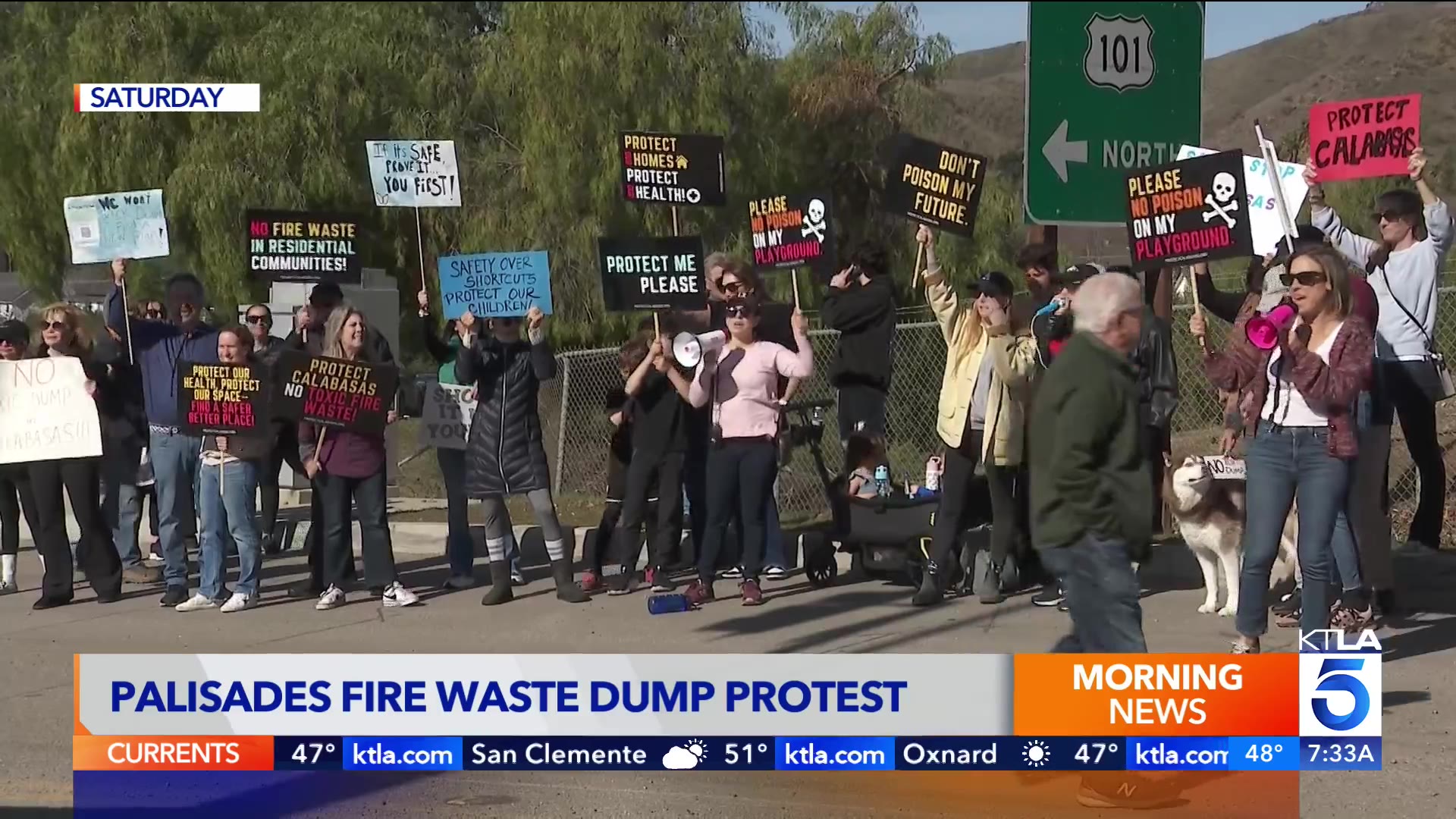 Neighbors protest plan to put ash in Calabasas Landfill – KTLA