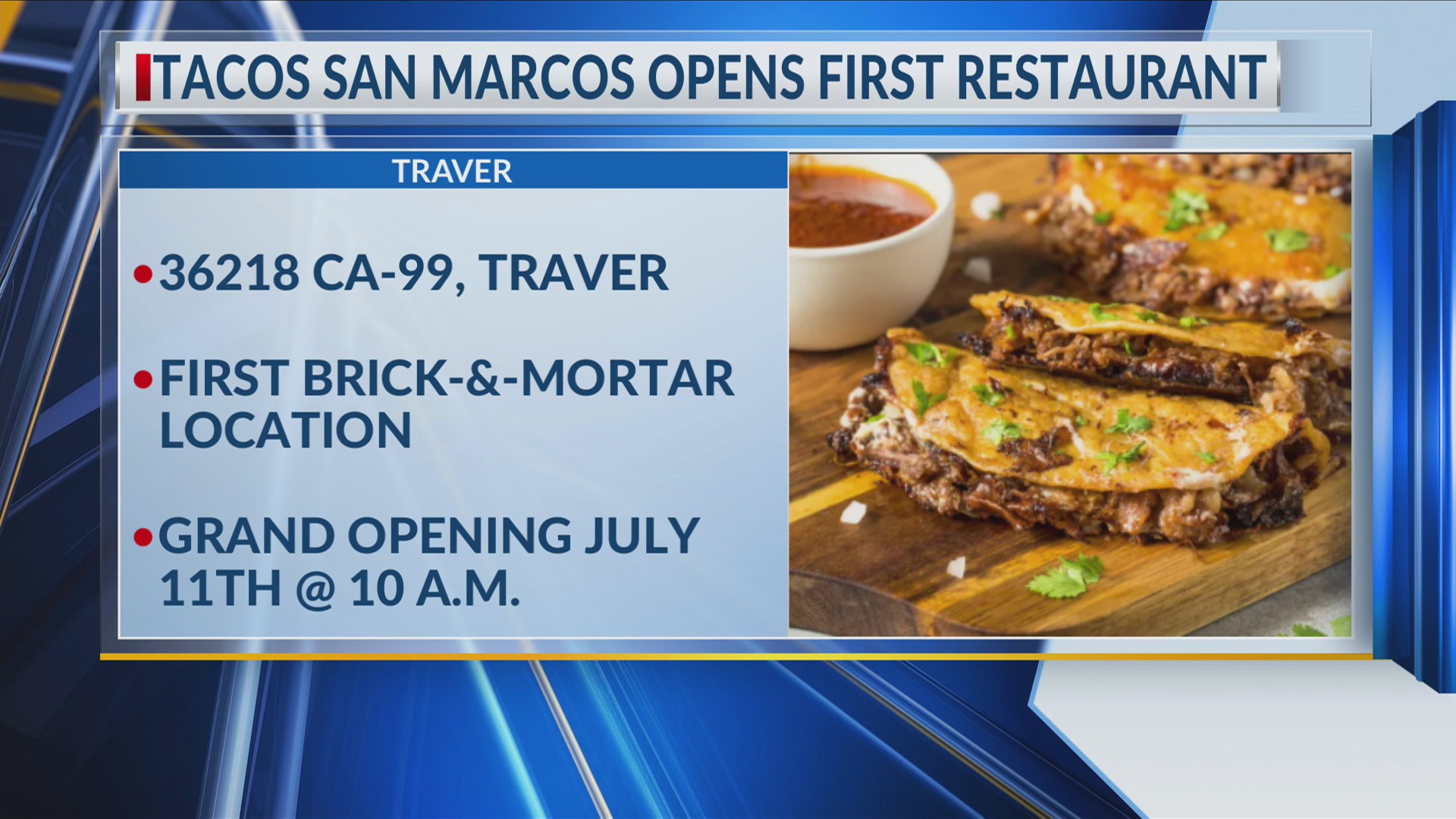 Popular Central Valley food truck opens first restaurant in Traver ...