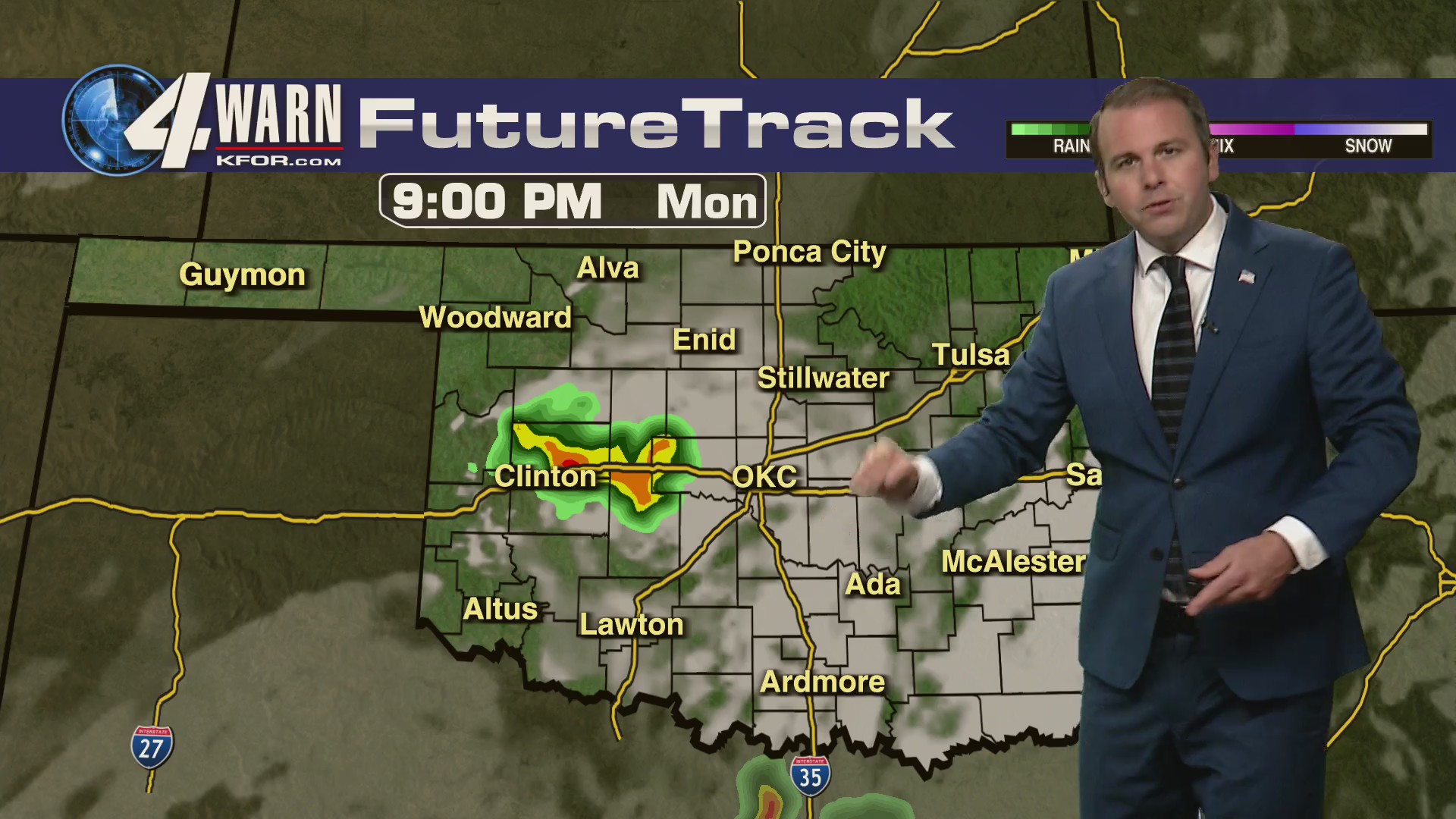 Aaron’s Sunday night severe weather update 4-27-25 – KFOR.com Oklahoma City