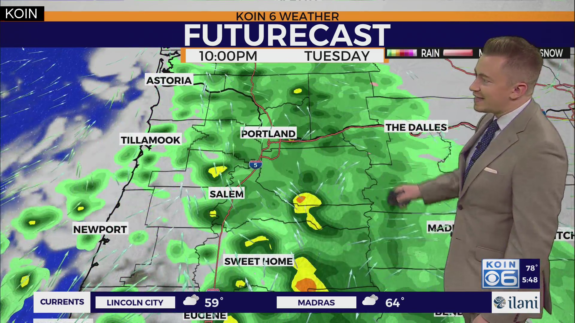 Wet, cool PNW weather returns – KOIN.com