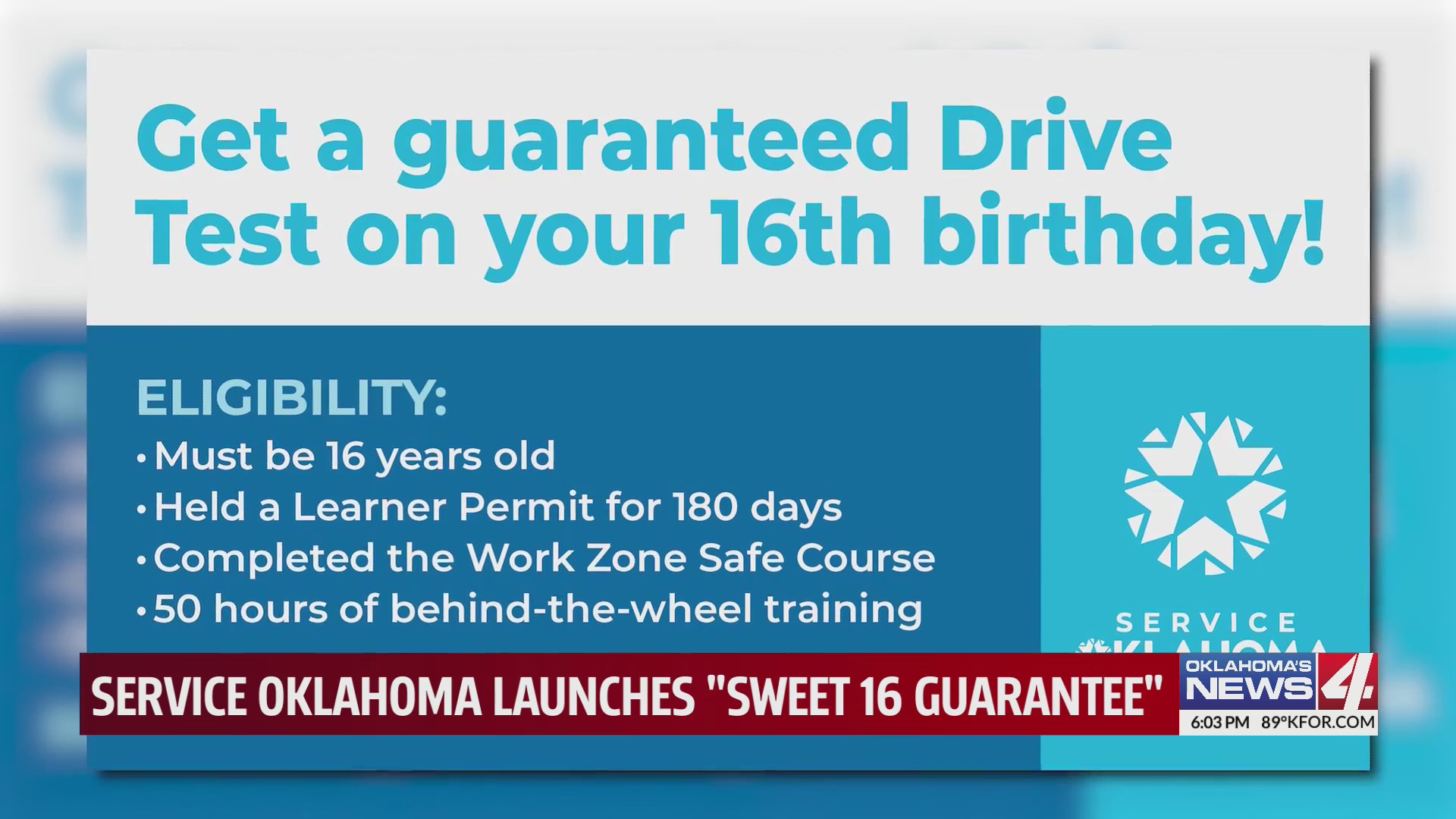 Service oklahoma launches “sweet 16 guarantee” – KFOR.com Oklahoma City