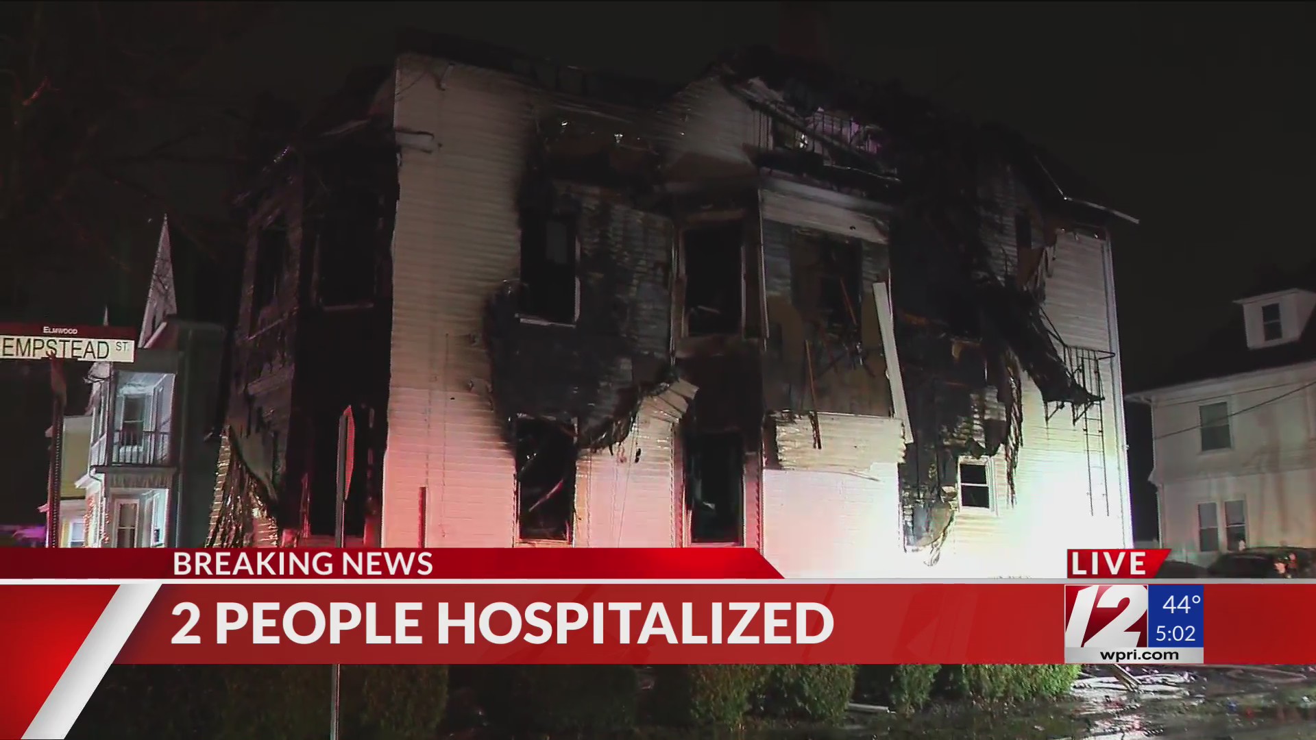 3-alarm fire in Providence causes roof to collapse – WPRI.com