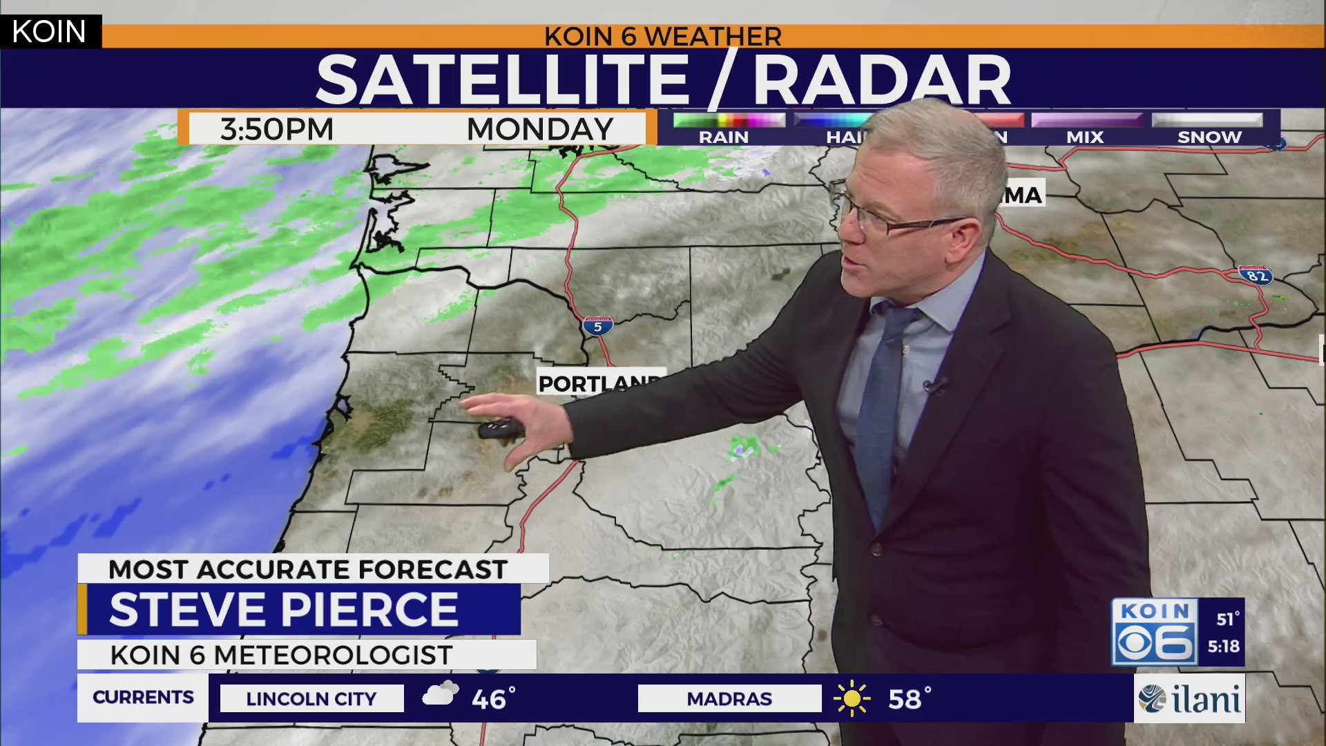 Weather Forecast w/ Meteorologist Steve Pierce 3.10.25 – KOIN.com