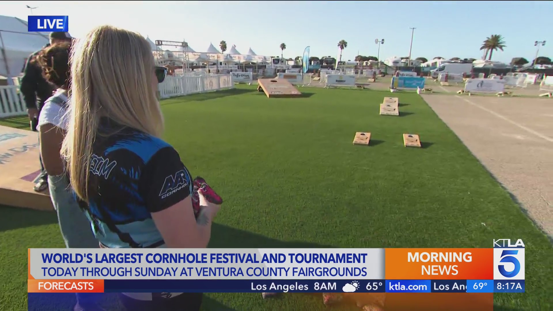 World’s Largest Cornhole Festival Returns to Ventura (8 a.m.) – KTLA