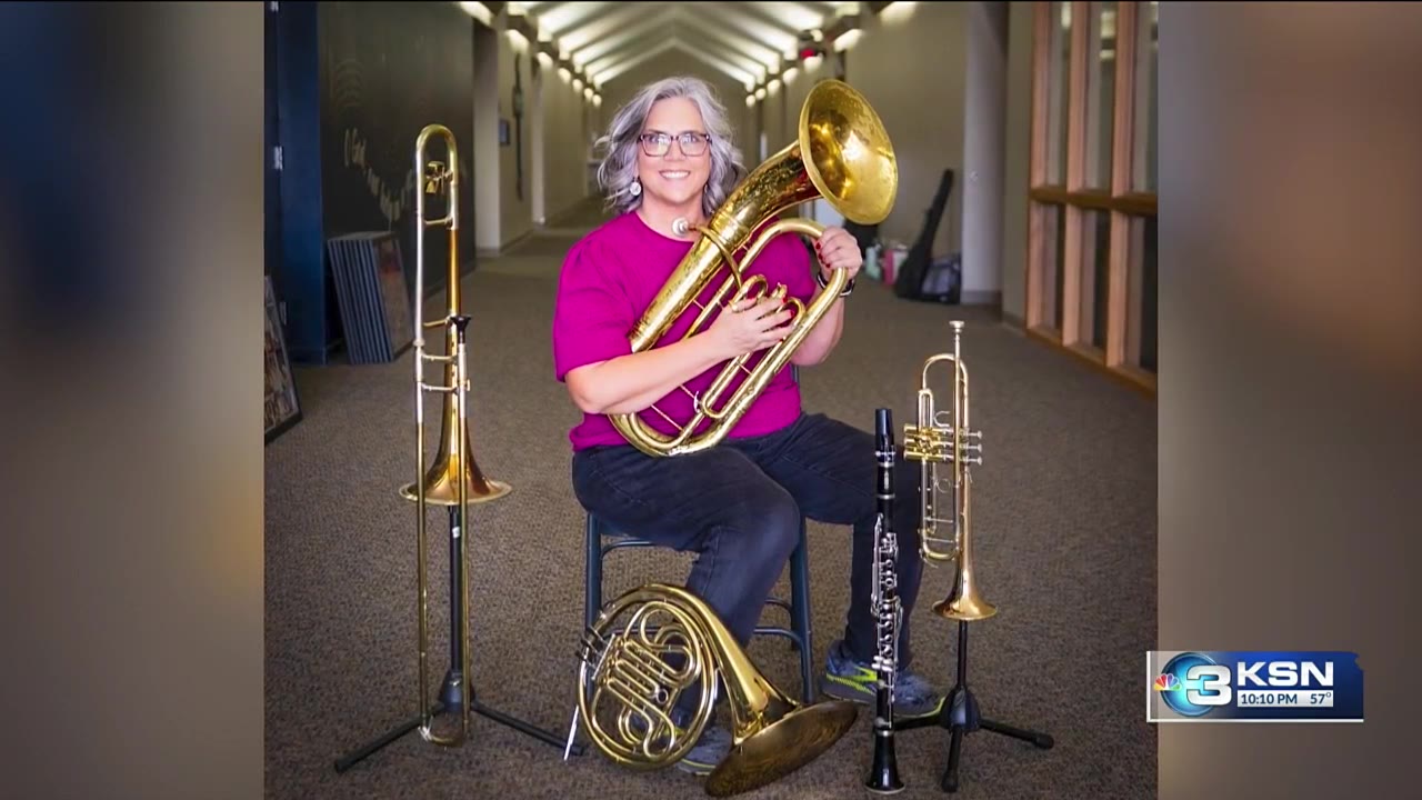 Local teacher makes deal with students, joins band – KSN-TV