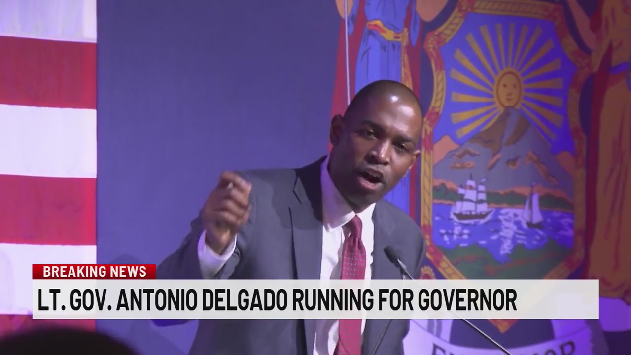 New York Lt. Gov. Antonio Delgado running for governor – NEWS10 ABC