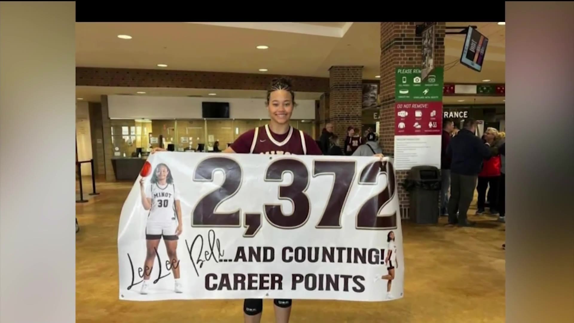 Basketball: Minot High School’s LeeLee Bell becomes the all time ...