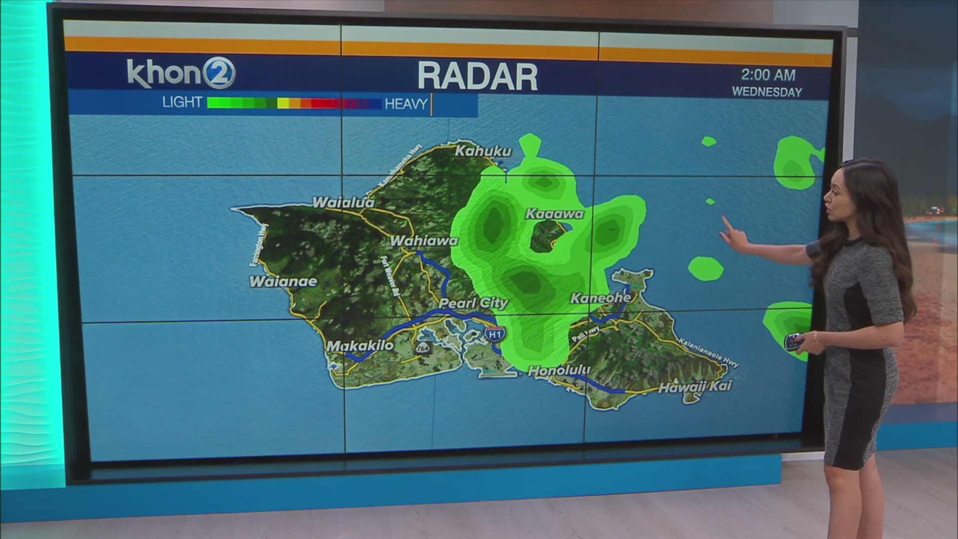 Rainfall for Oahu until 8am – KHON2
