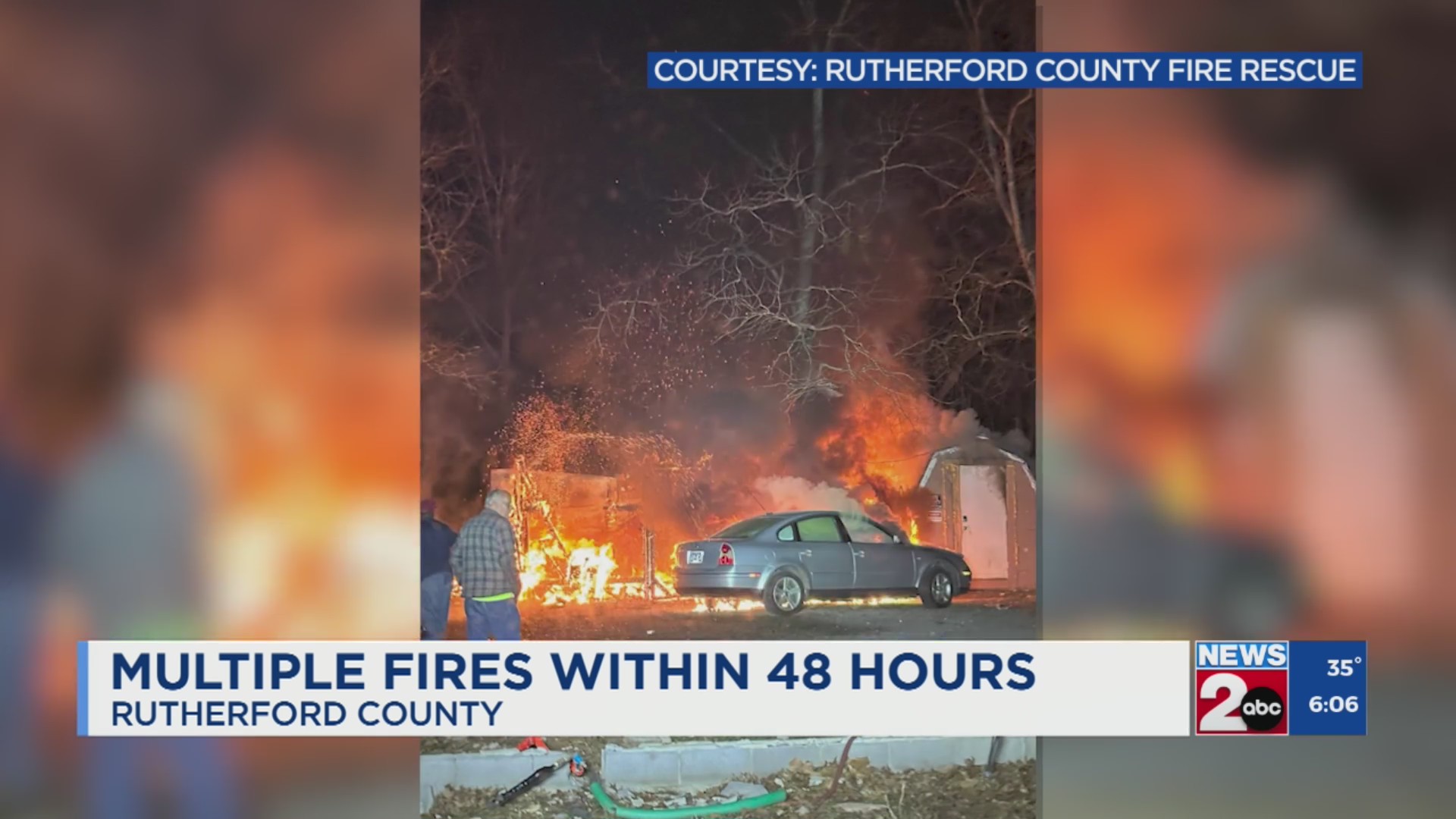 Multiple fires within 48 hours in Rutherford County – WKRN News 2