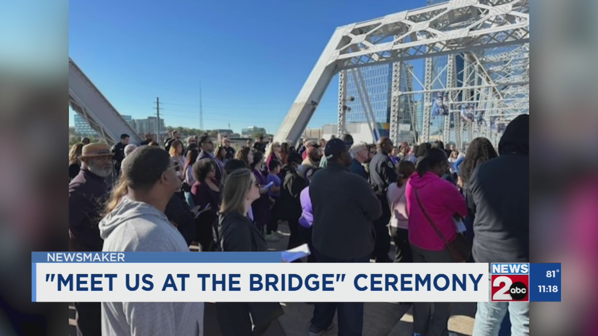 Newsmaker: Meet Us at the Bridge ceremony – WKRN News 2
