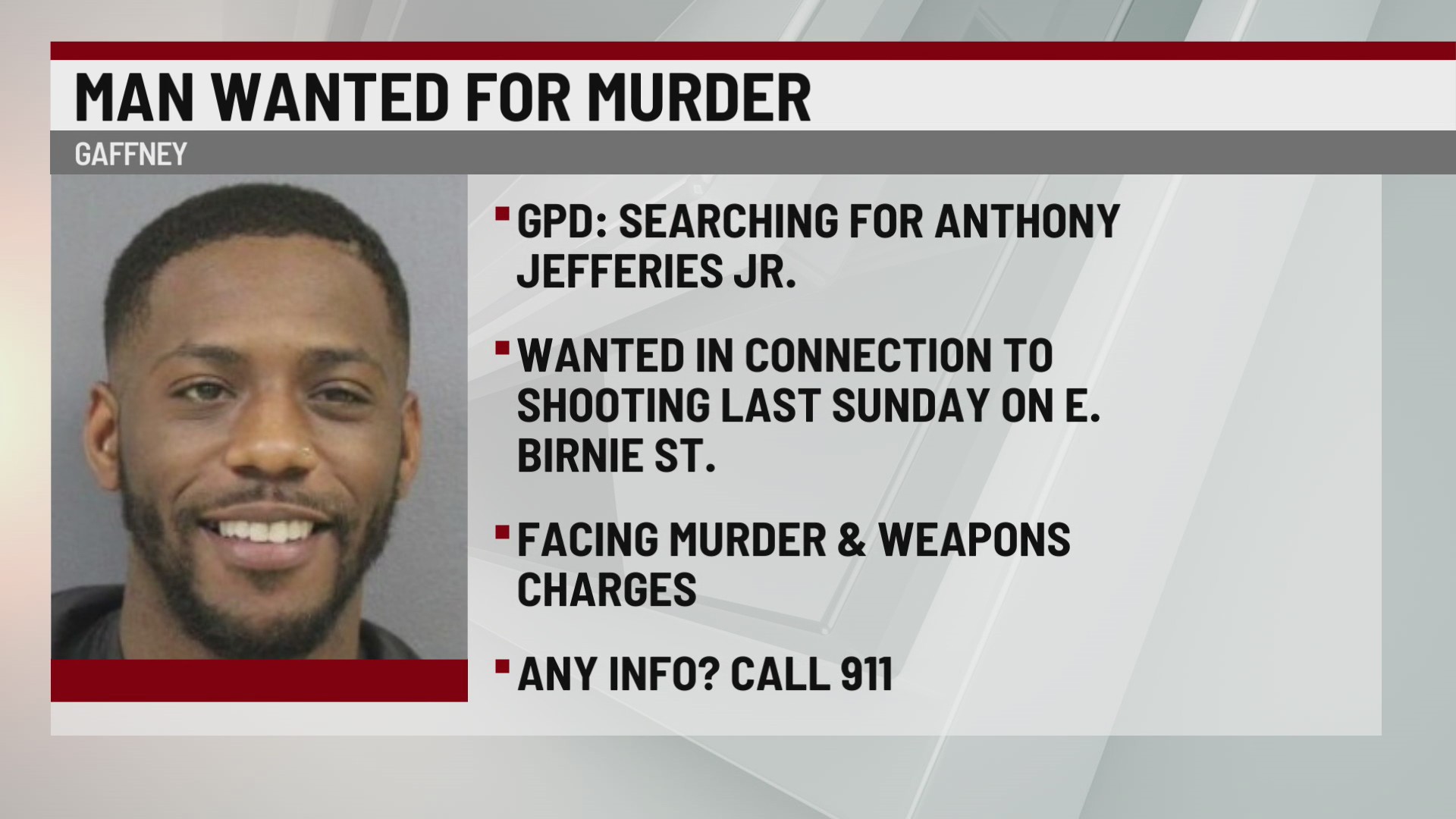 Gaffney police searching for murder suspect after weekend shooting ...