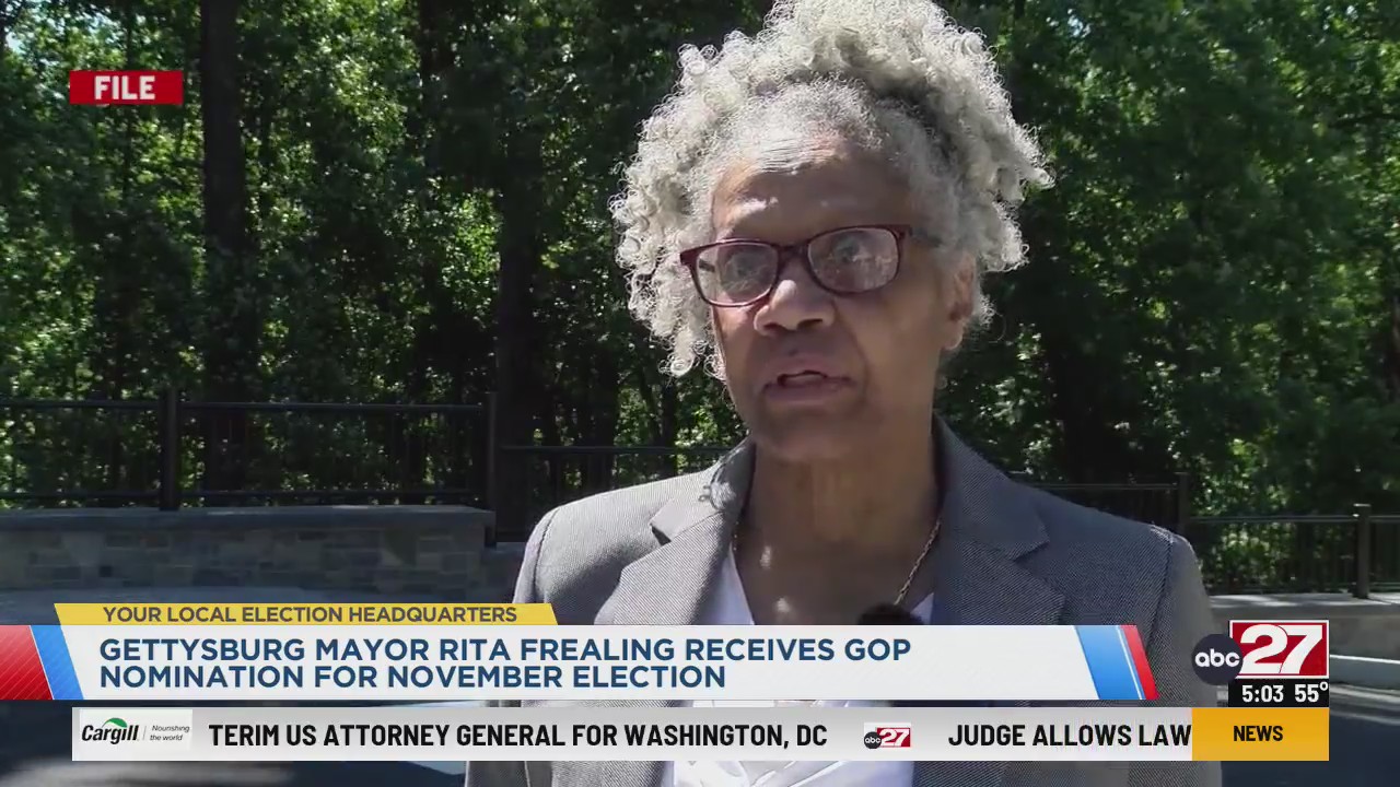 Gettysburg Mayor Rita Frealing wins Republican nomination – ABC27