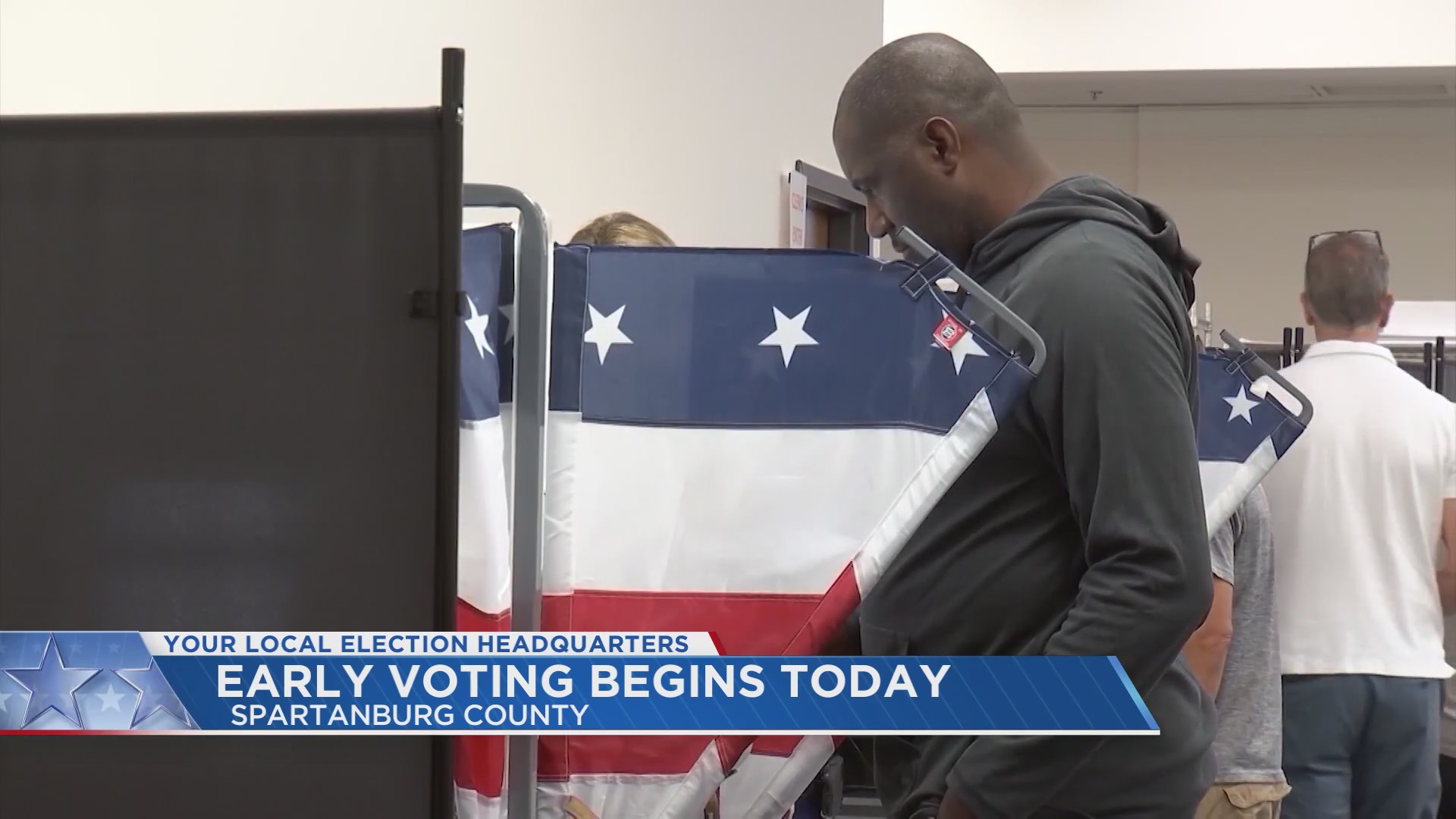 Early voting begins in Spartanburg County – WSPA 7NEWS