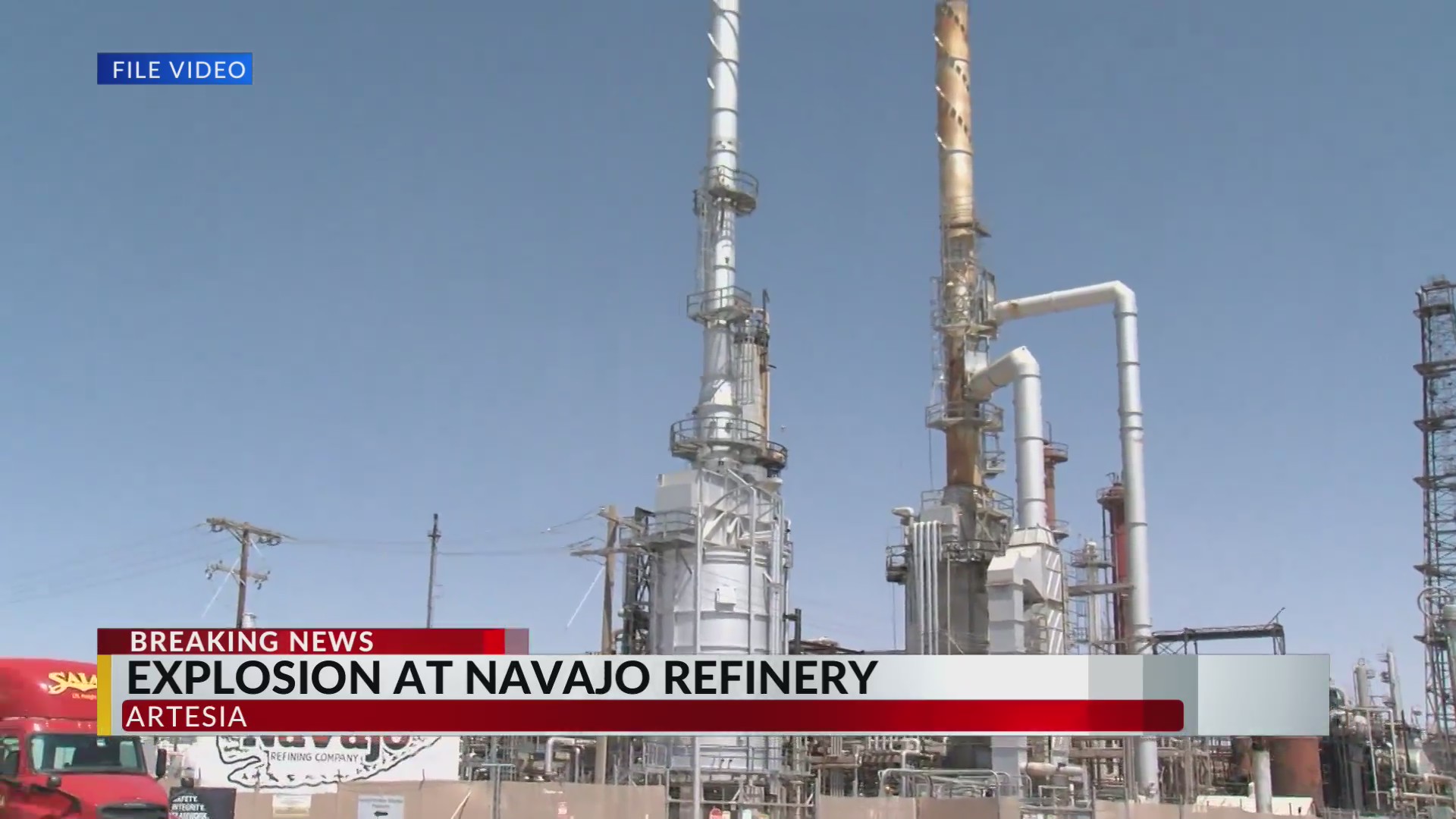 Artesia police on scene of explosion at oil refinery – KRQE NEWS 13 ...