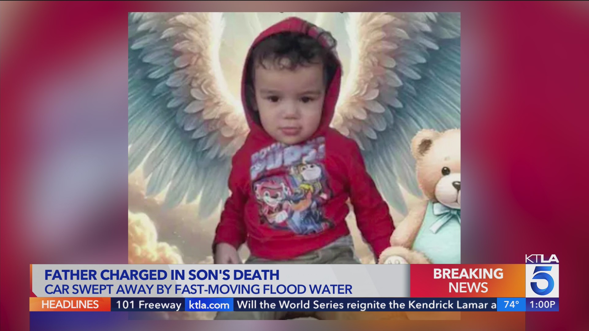 Father arrested weeks after son, 2, drowns in Southern California flood ...