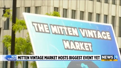 Mitten Vintage Market hosts biggest event yet – WOODTV.com
