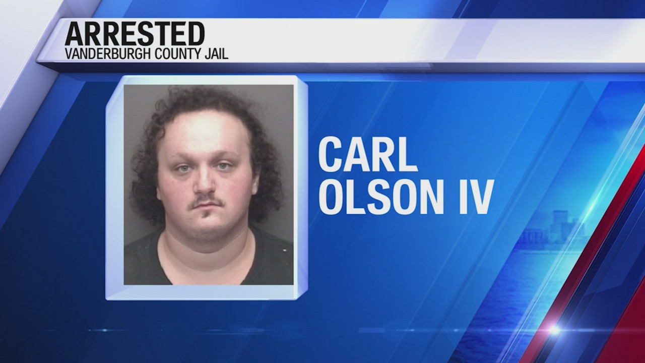 Carl Olson IV arrest – Eyewitness News (WEHT/WTVW)