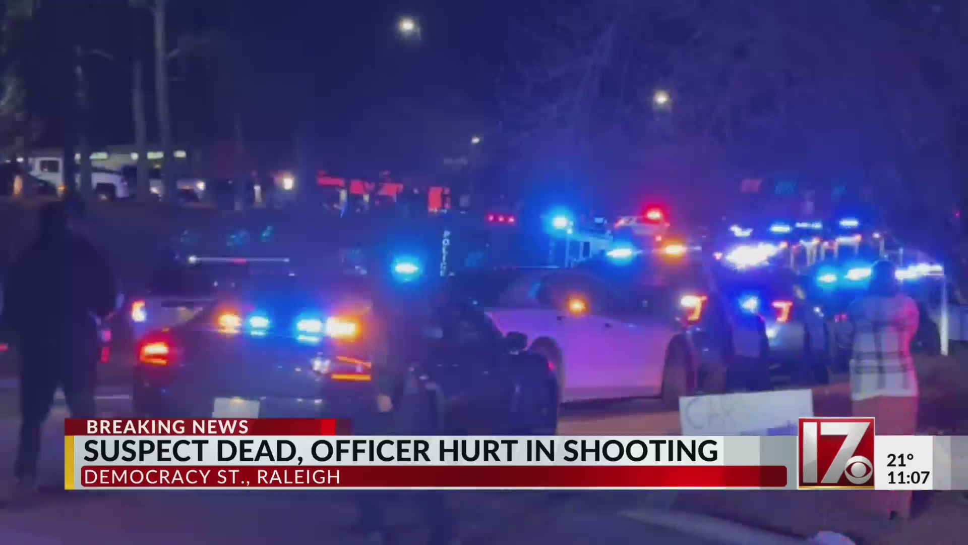 Raleigh officer remains hospitalized after shooting – CBS17.com