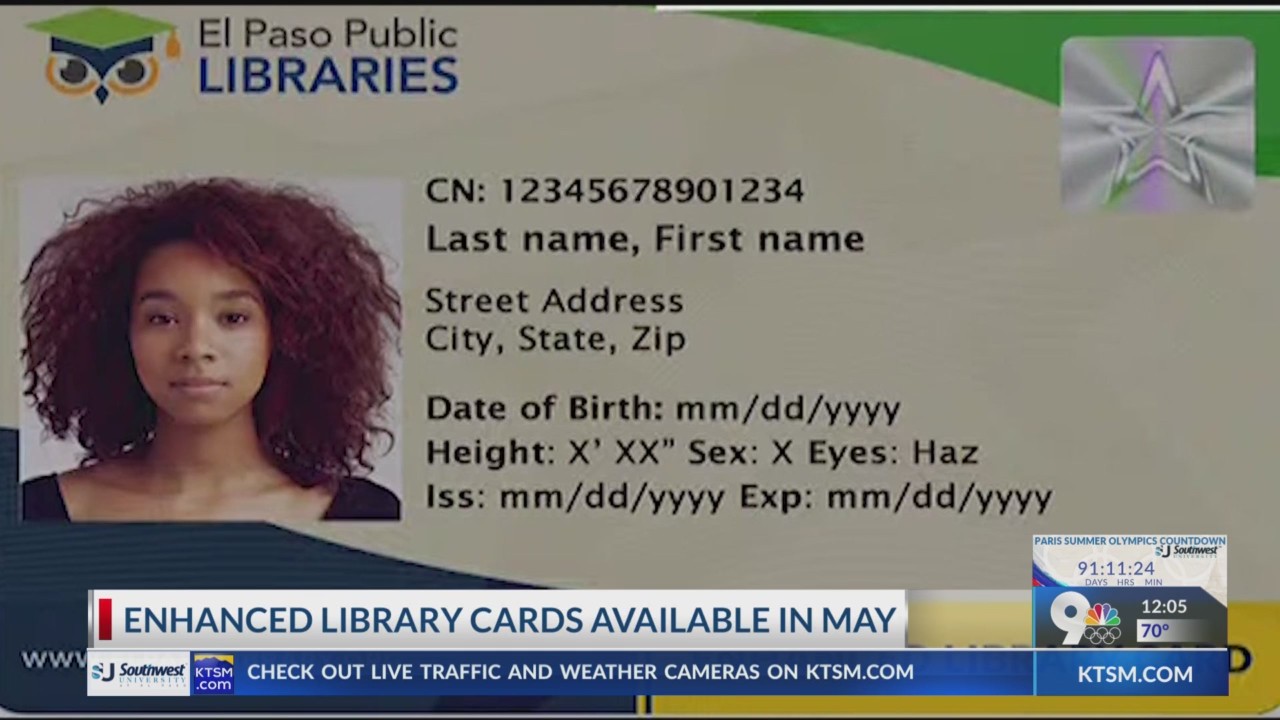City and El Paso Libraries offer new municipal ID cards – KTSM 9 News