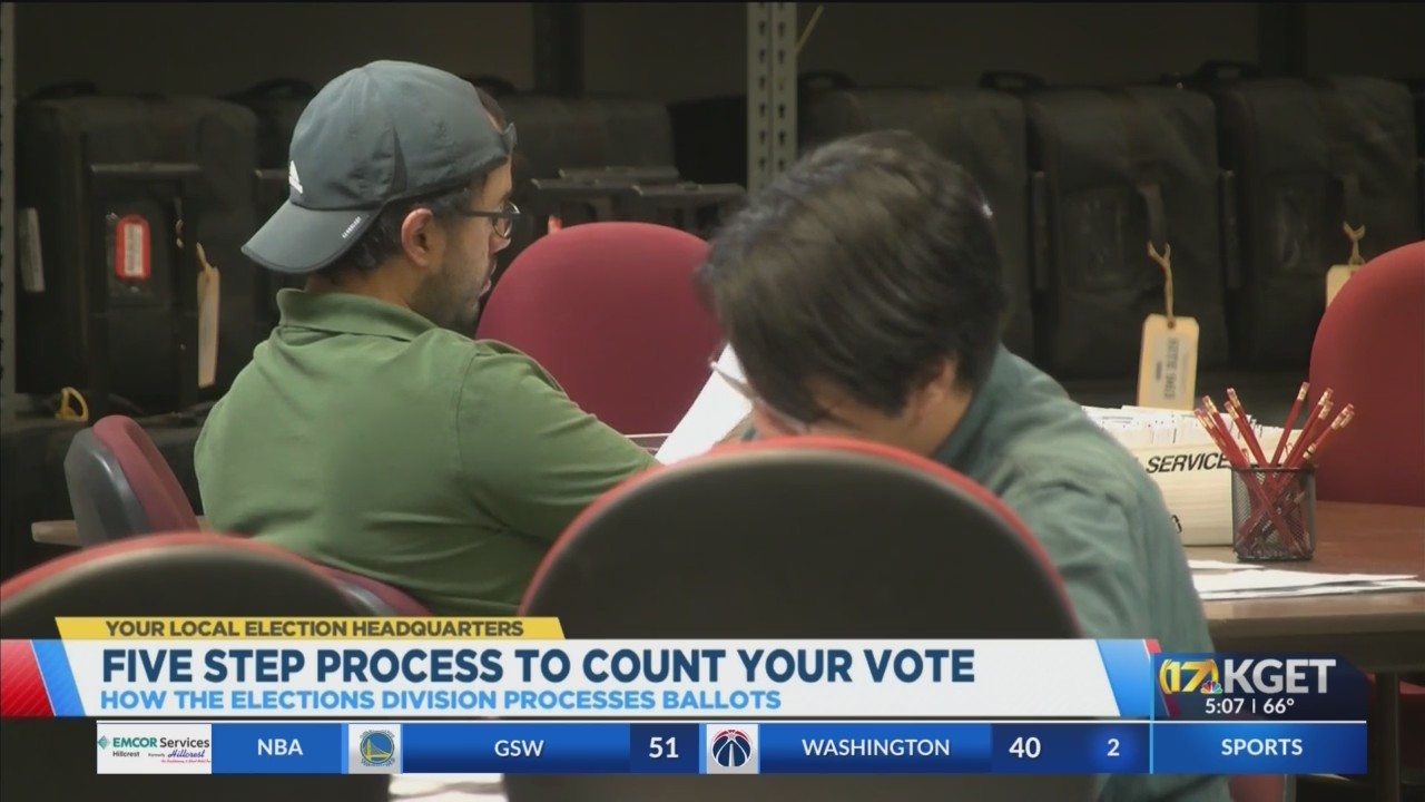 5 steps: How Kern County’s votes are counted – KGET 17 News