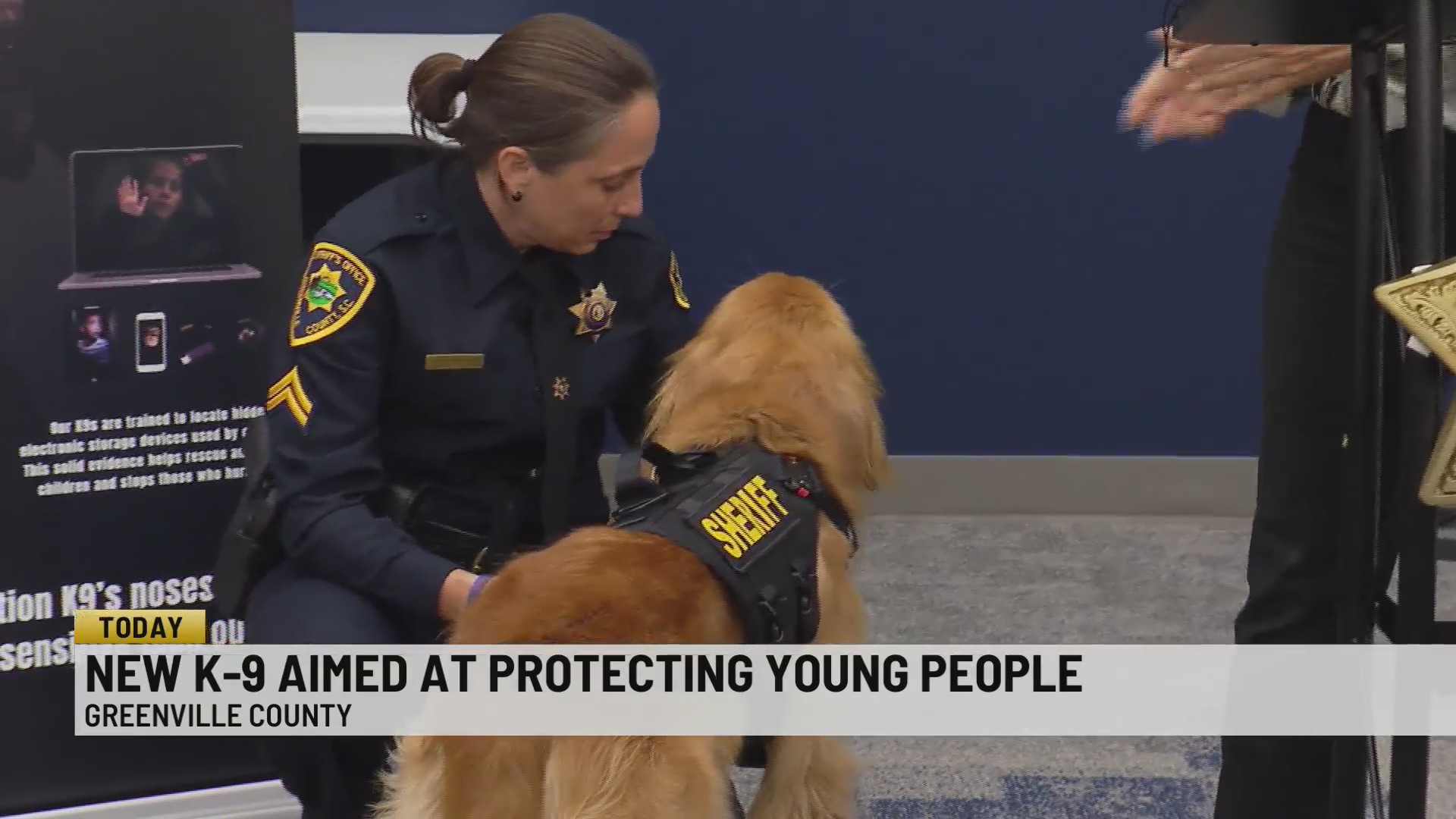 Upstate sheriff’s office introduces new electronics sniffing dog – WSPA 7NEWS