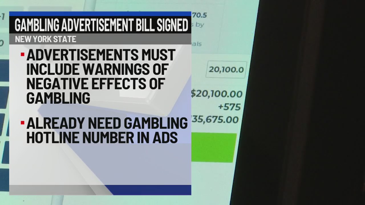 Gambling advertisement bill signed into law – NEWS10 ABC