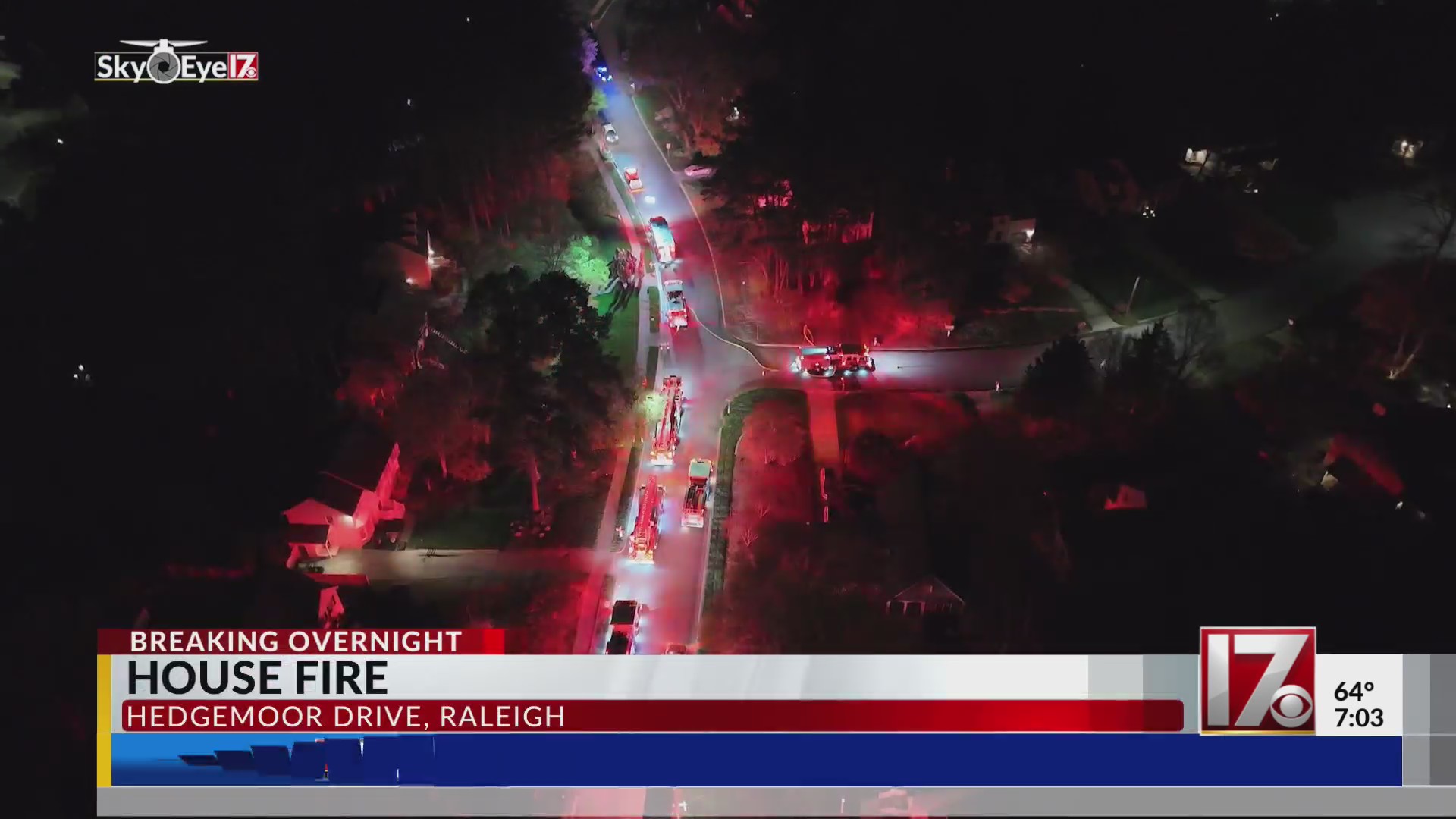Outside fire hits home in Raleigh: Fire Dept. – CBS17.com