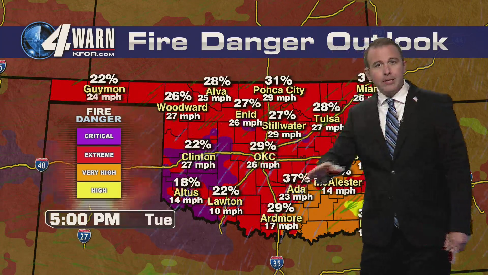 Aaron’s Sunday 4Cast – KFOR.com Oklahoma City