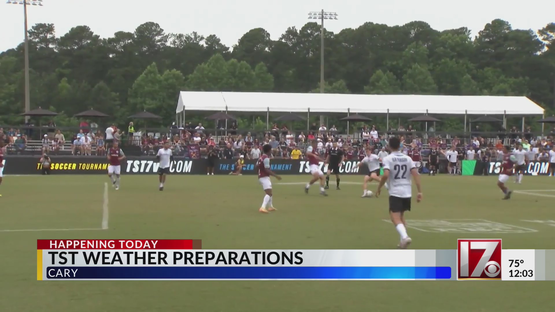 TST Day 2: Rain not stopping fans from enjoying soccer games in Cary ...
