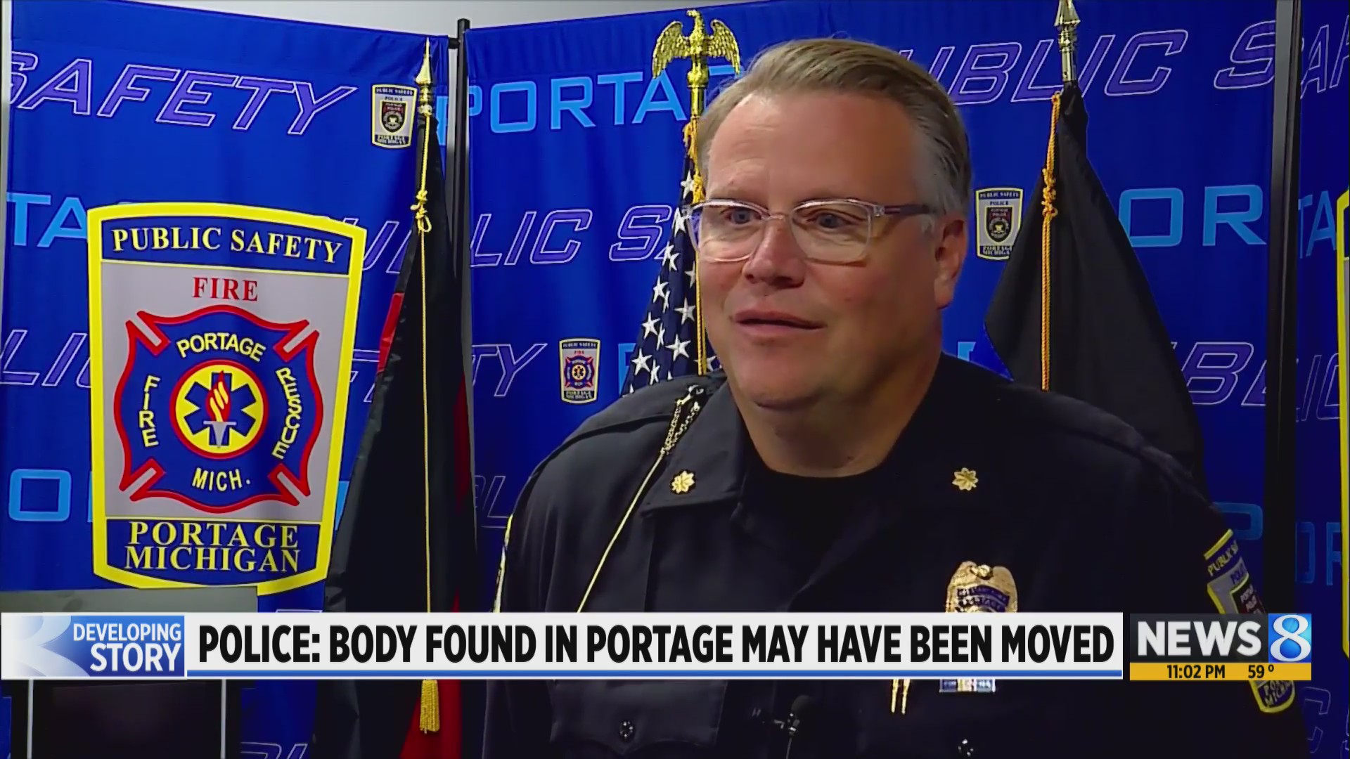 Portage DPS: Body found in vacant building may have been moved – WOODTV.com