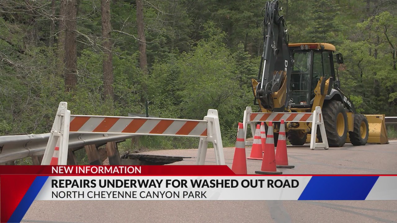 Washout road work underway at North Cheyenne Canon Park – FOX21 News ...