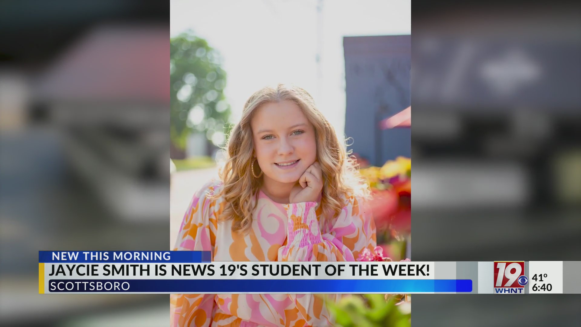 Jaycie Smith Named Student of the Week | Feb. 13, 2025 | News 19 at 6 a ...