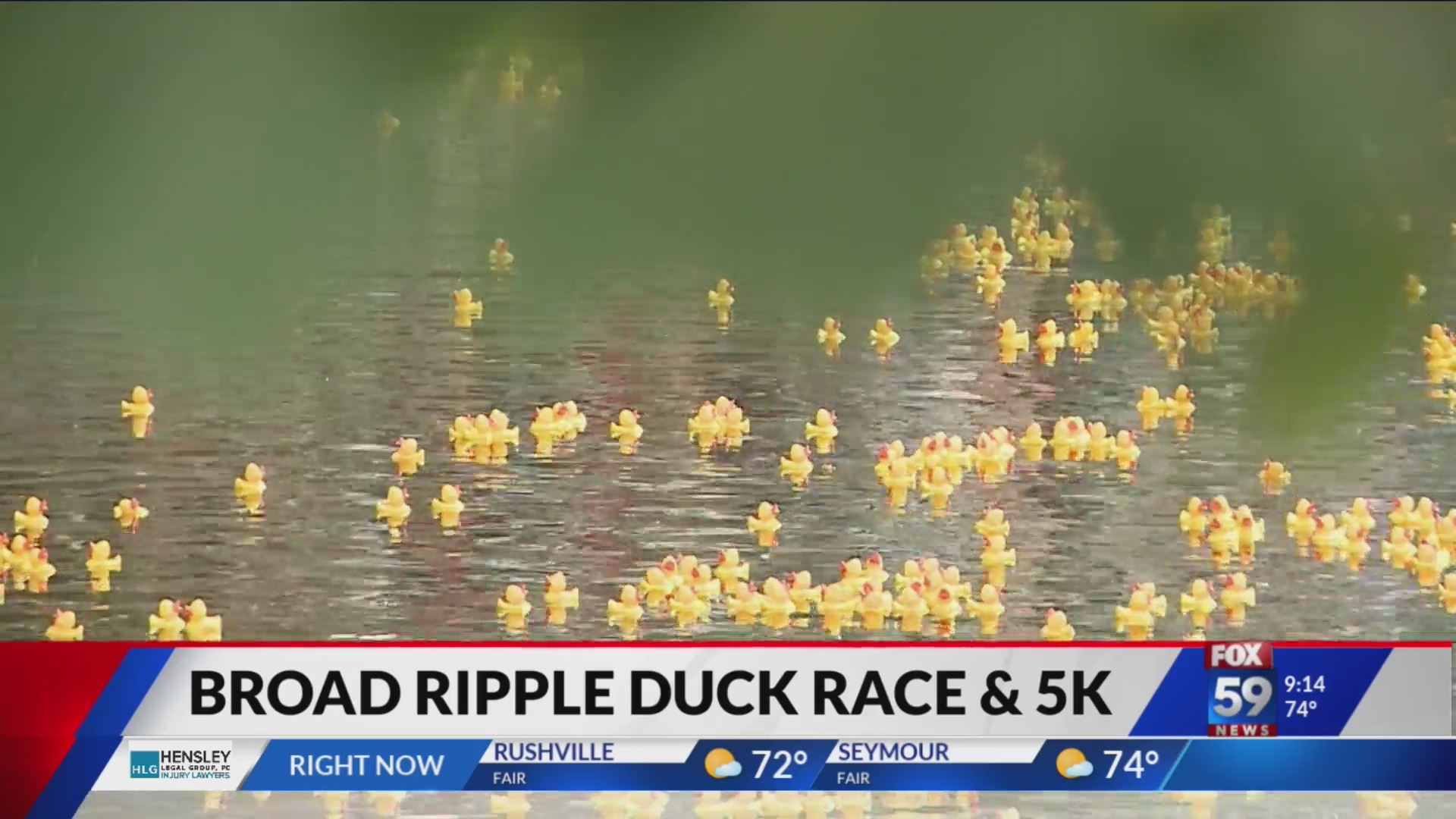 Broad Ripple Duck Race & 5K – Fox 59