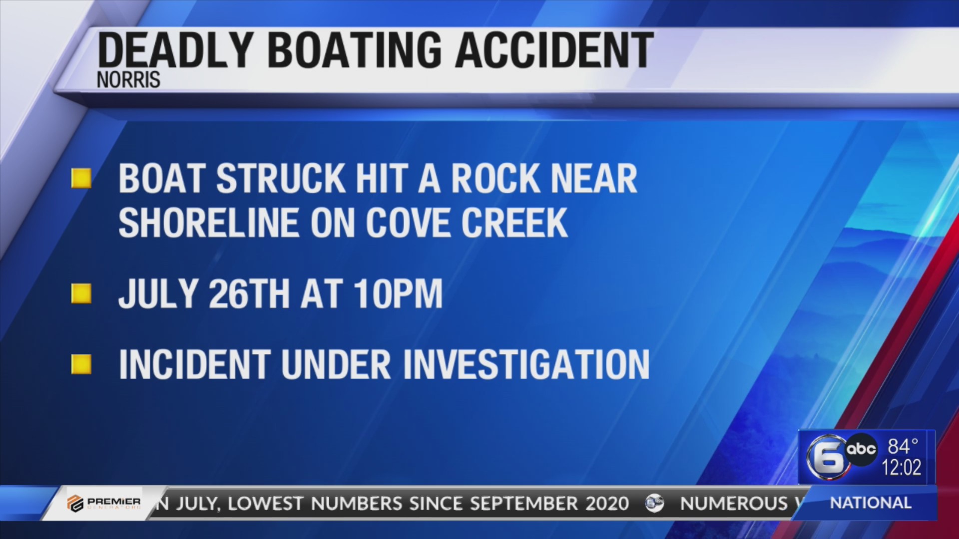 Deadly boating accident – WATE 6 On Your Side