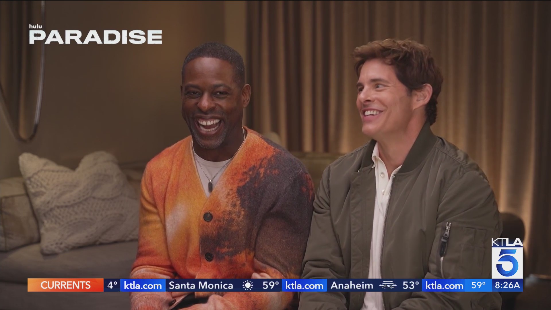 Olivia de Bortoli talks to the cast of Hulu’s new series ‘Paradise’ – KTLA