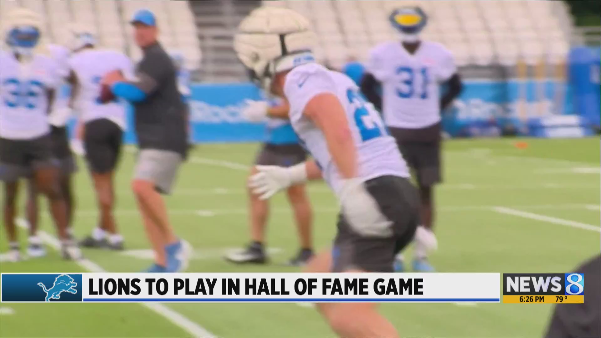 Lions to play in Hall of Fame game – WDHN – wdhn.com