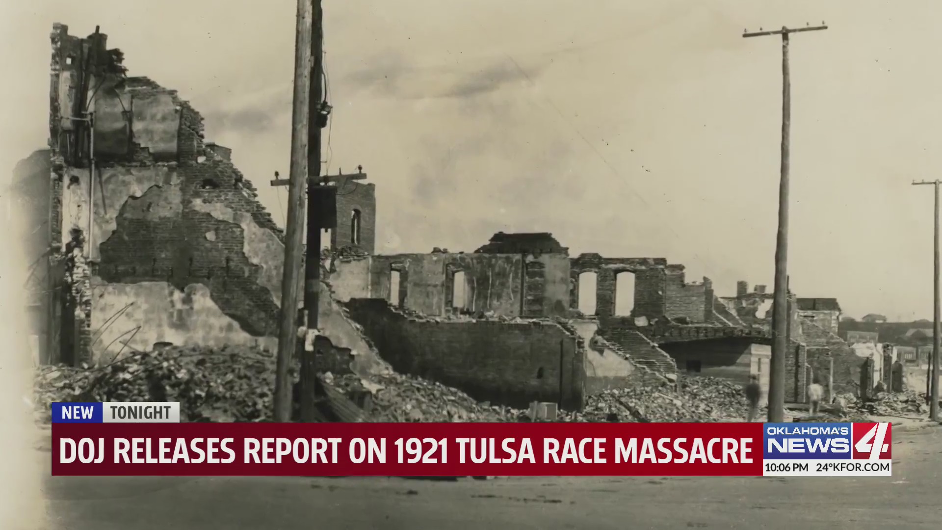 DOJ releases report on 1921 Tulsa Race Massacre – KFOR.com Oklahoma City