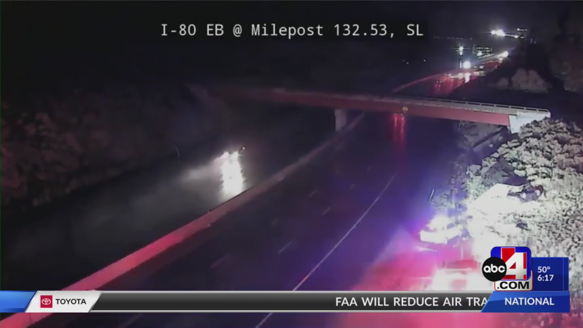 Woman extricated from vehicle after rollover on I-80 eastbound – ABC4 Utah