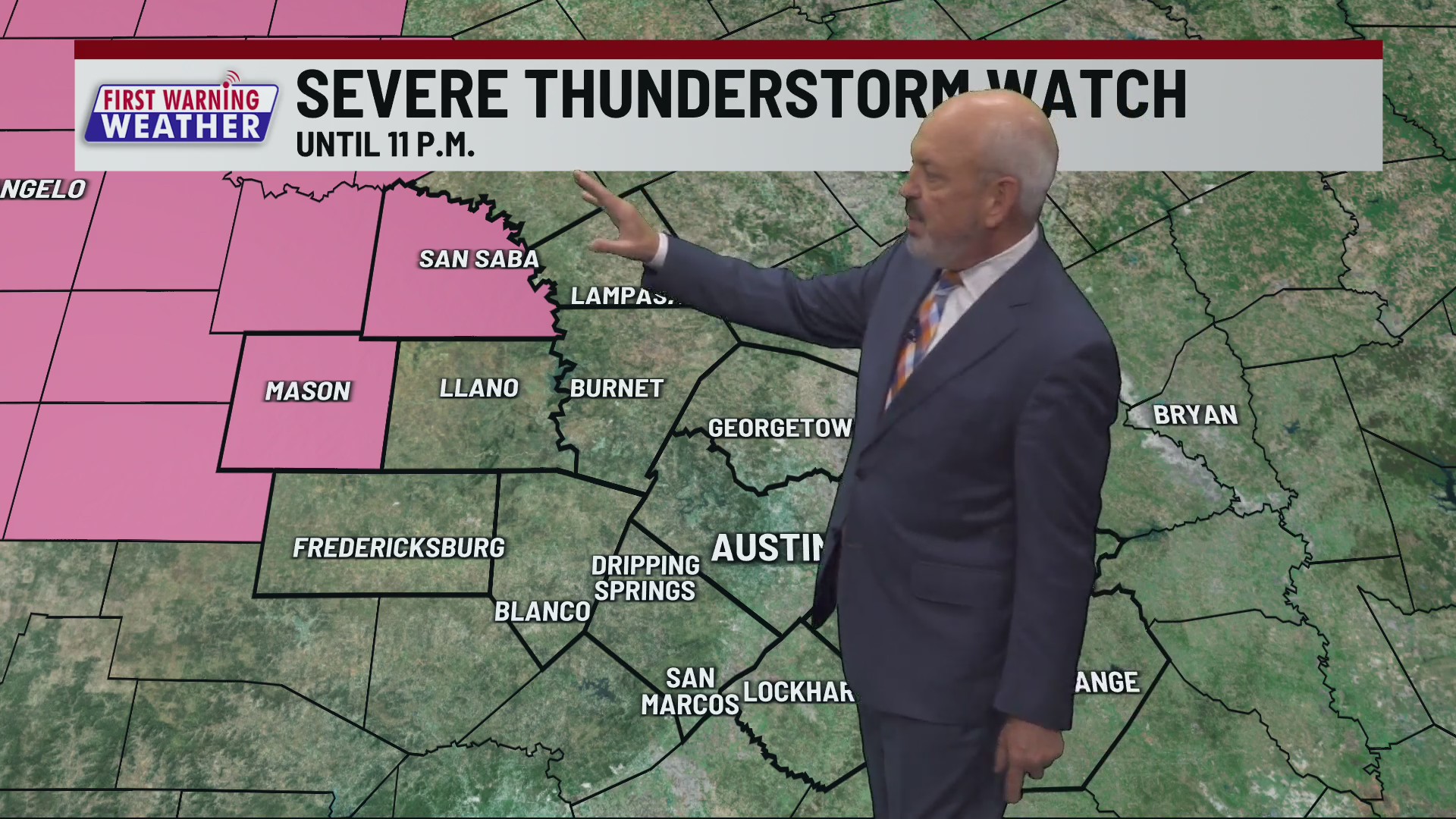 First Warning Weather with Jim Spencer – KXAN Austin